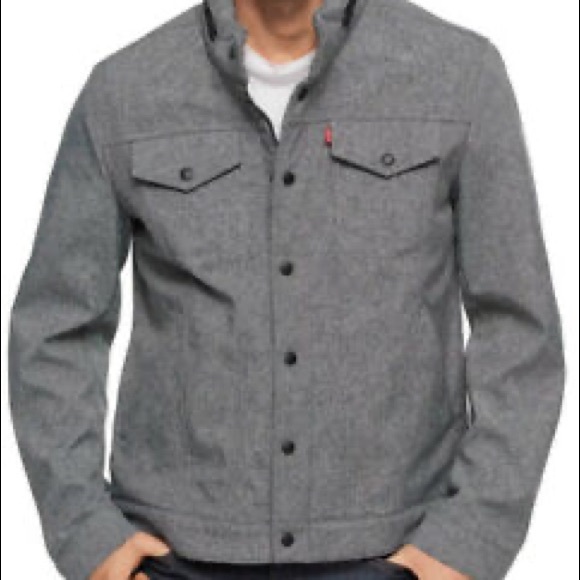 Levi's | Jackets & Coats | Levis Mens Soft Shell Stand Collar Jackets ...